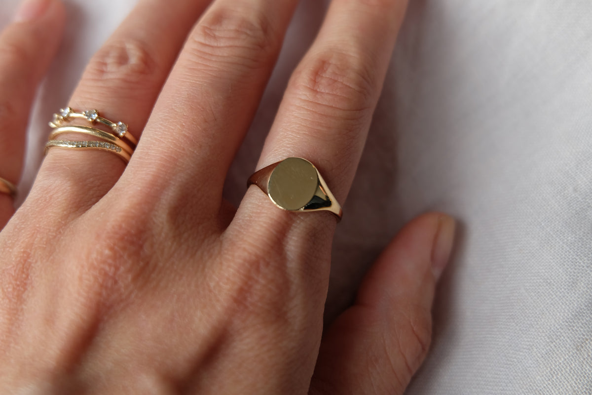 Gold Signet Ring – Ren